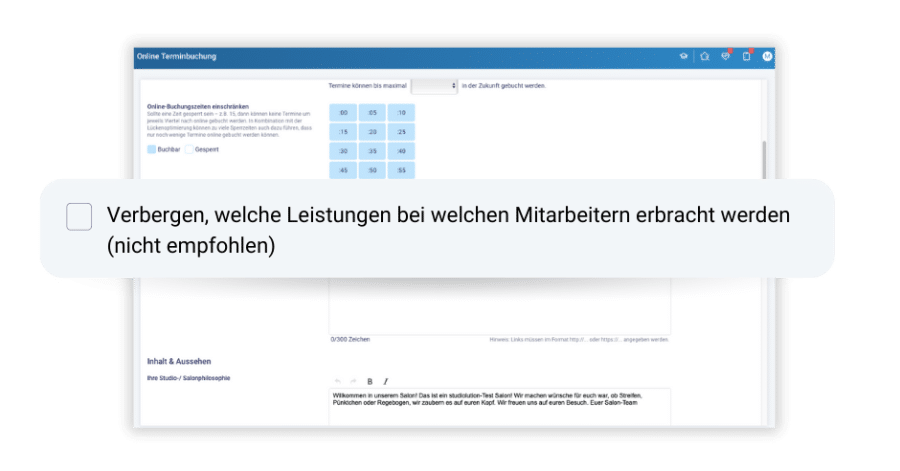 Wow! Die neue Online Terminbuchung - studiolution